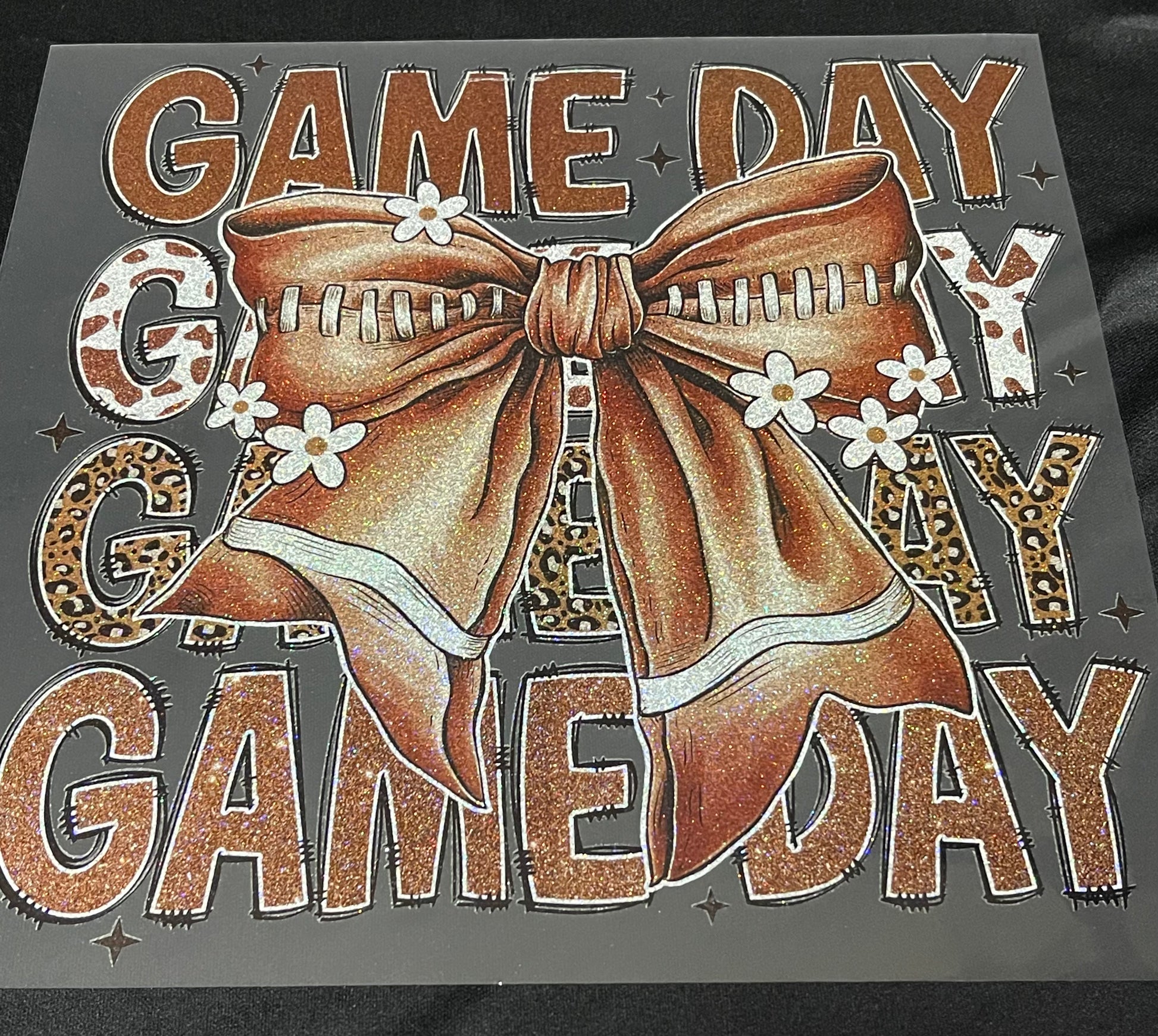 Game Day Glitter Screen Print – MegandKateCreations